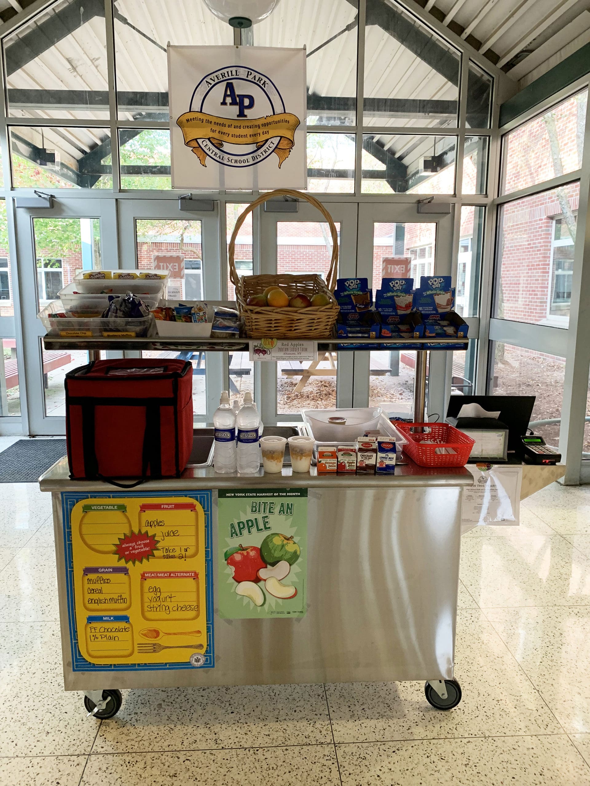 Grab-and-Go Breakfast Cart Up and Running | Averill Park Central School ...
