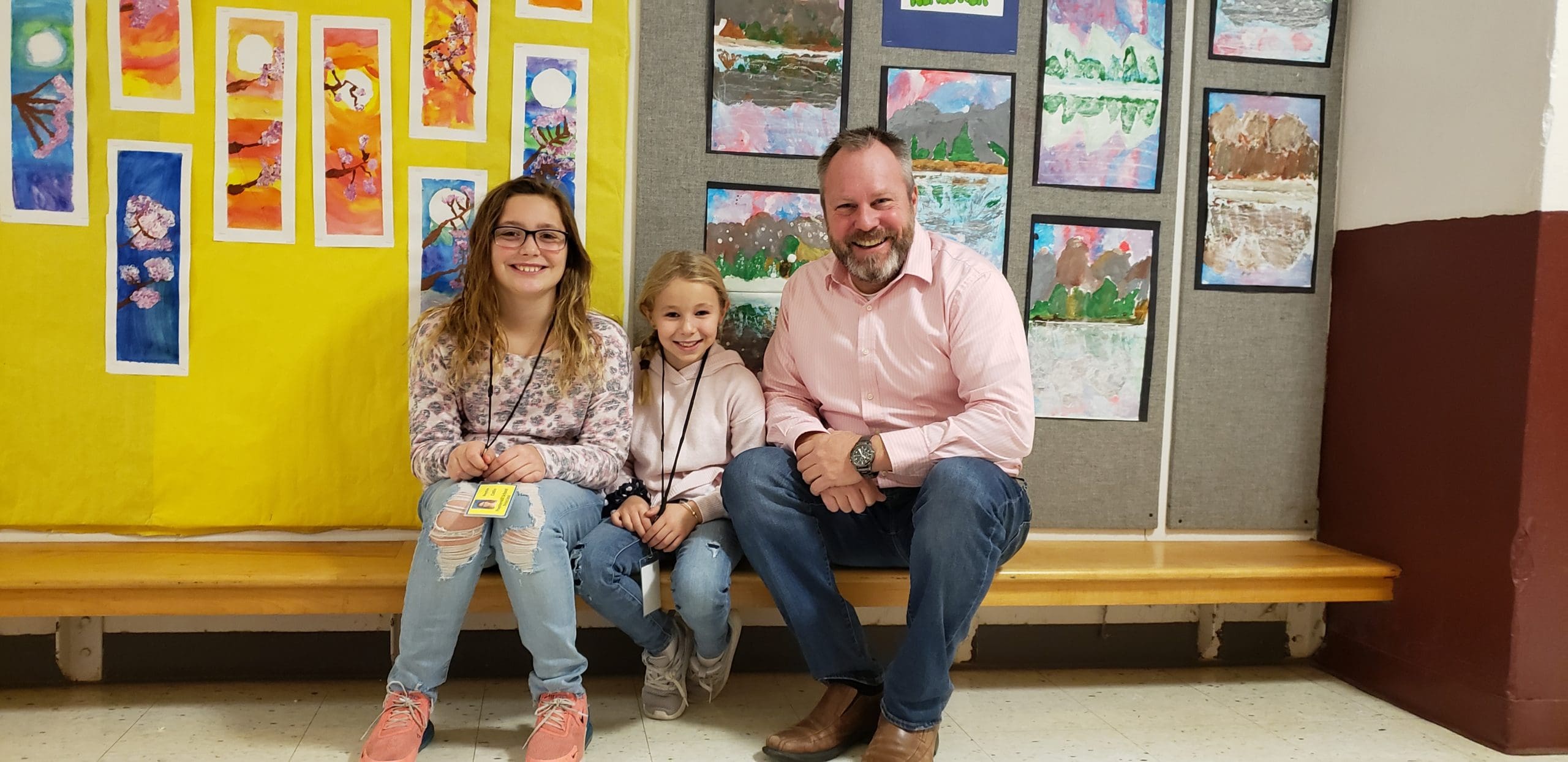 Brealynne Bourgault, Peyton Catlin Principals for the Day at PES ...