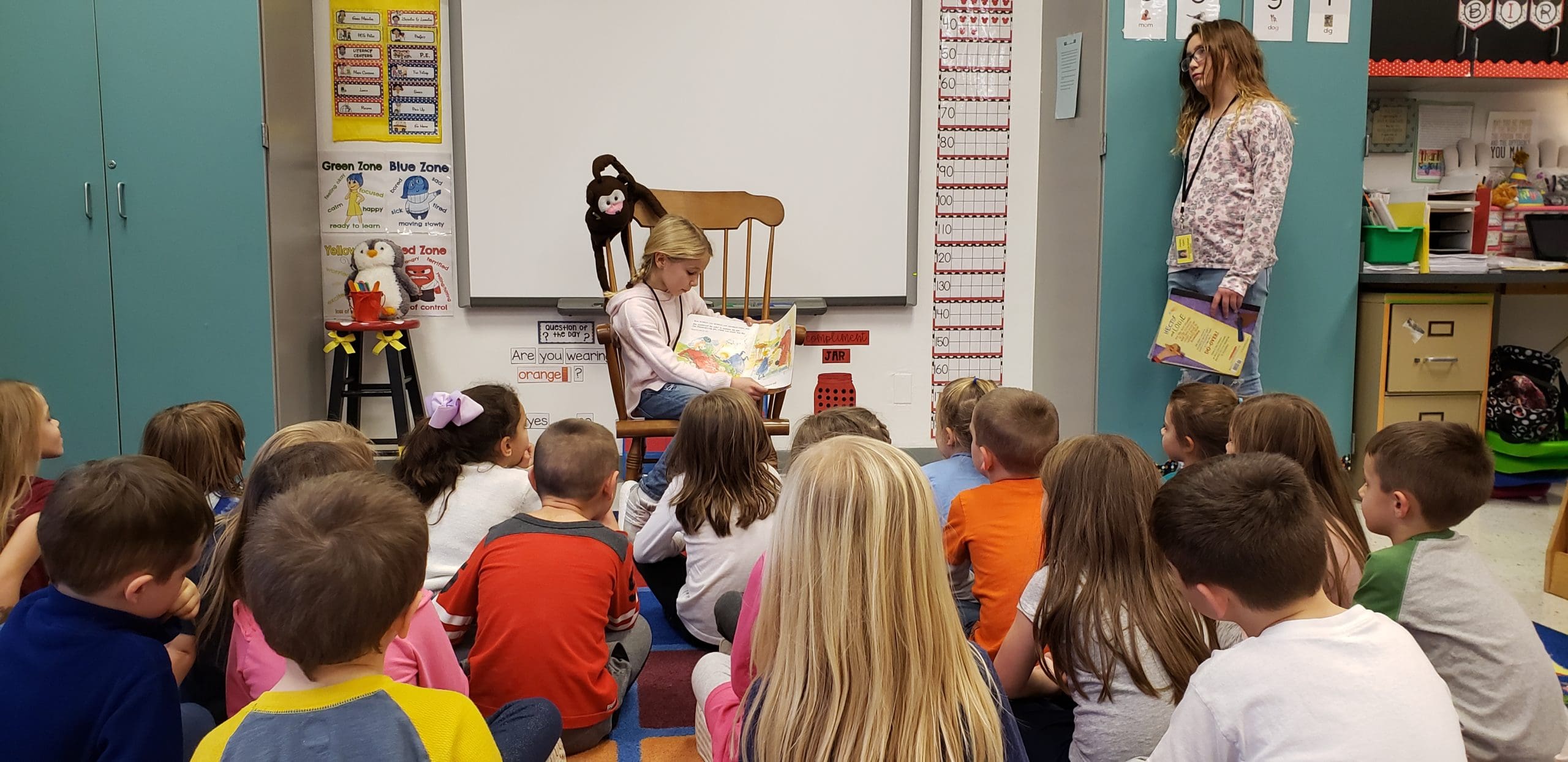 Brealynne Bourgault, Peyton Catlin Principals for the Day at PES ...