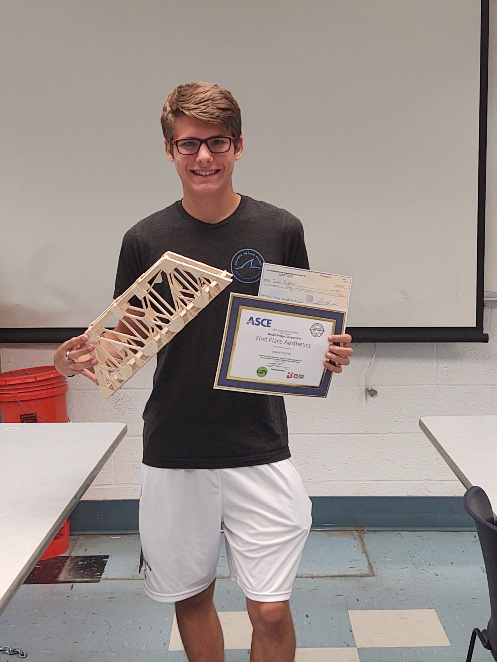 Joe Richter Wins Bridge Competition Award | Averill Park Central School ...