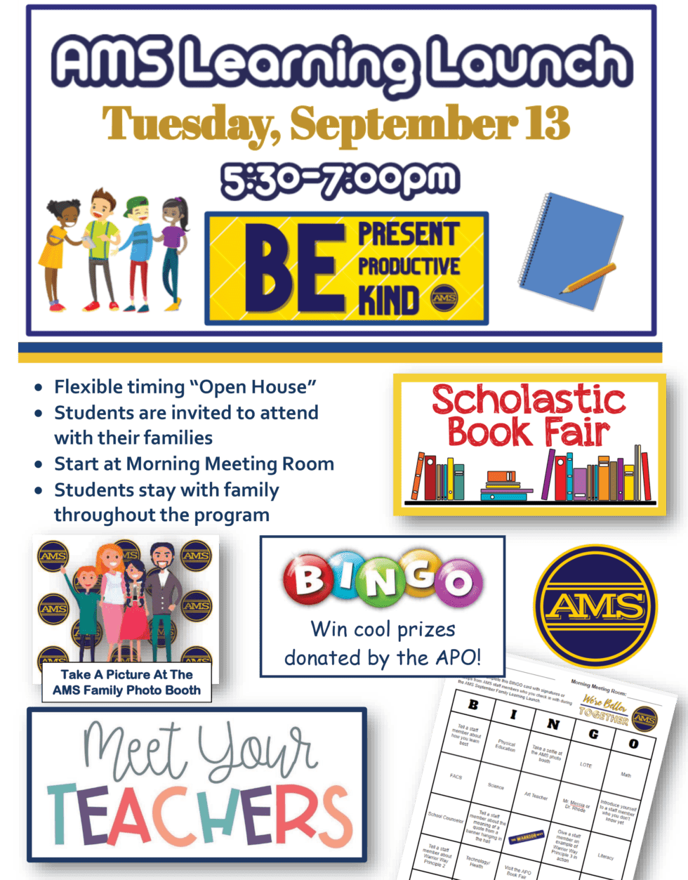 AMS Learning Launch (Open House) on Sept 13 | Averill Park Central School District