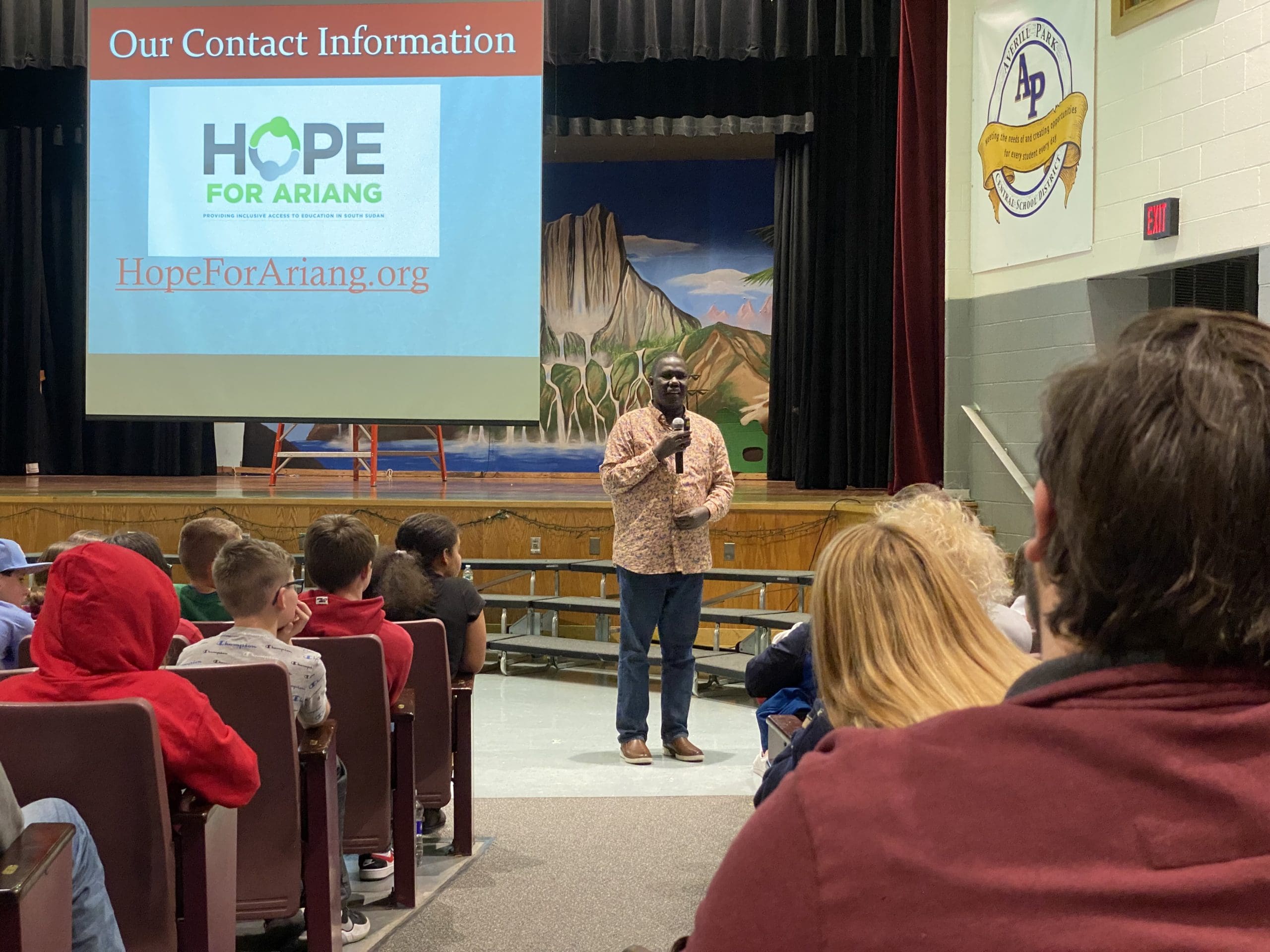 AMS Hosts Gabriel Bol Deng, Survivor of Sudanese Civil War | Averill ...