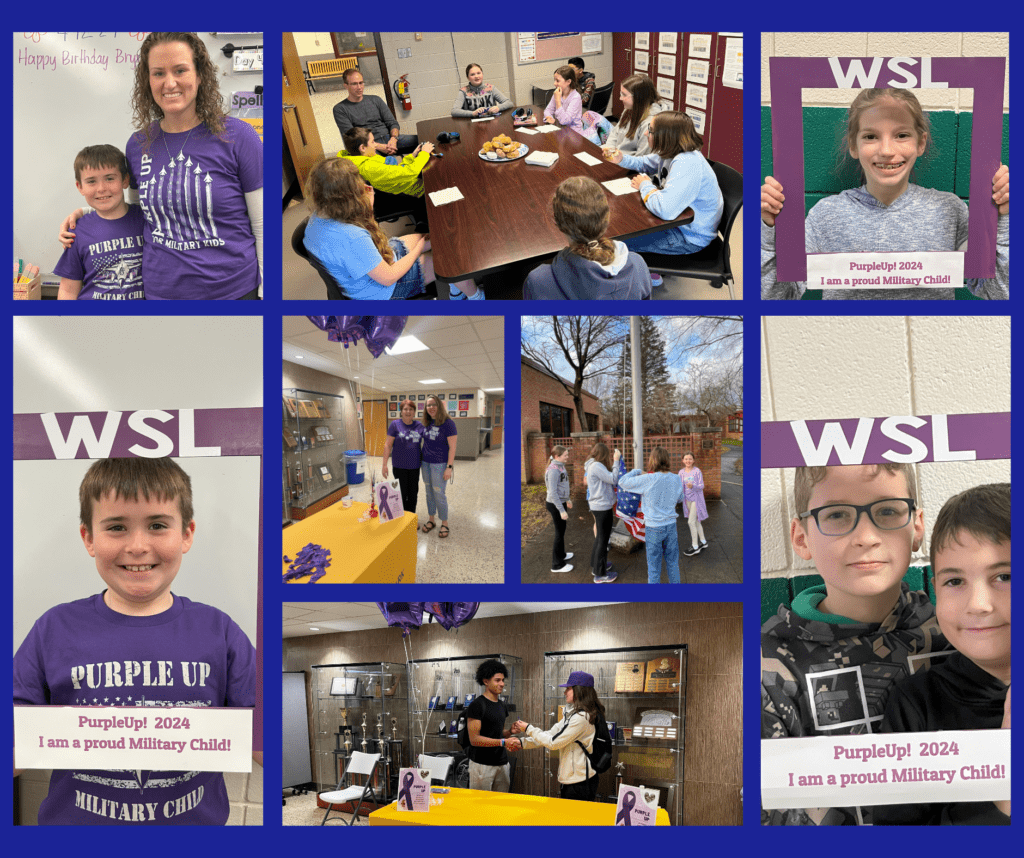 District Recognized Purple Up! For Military Kids Day | Averill Park ...