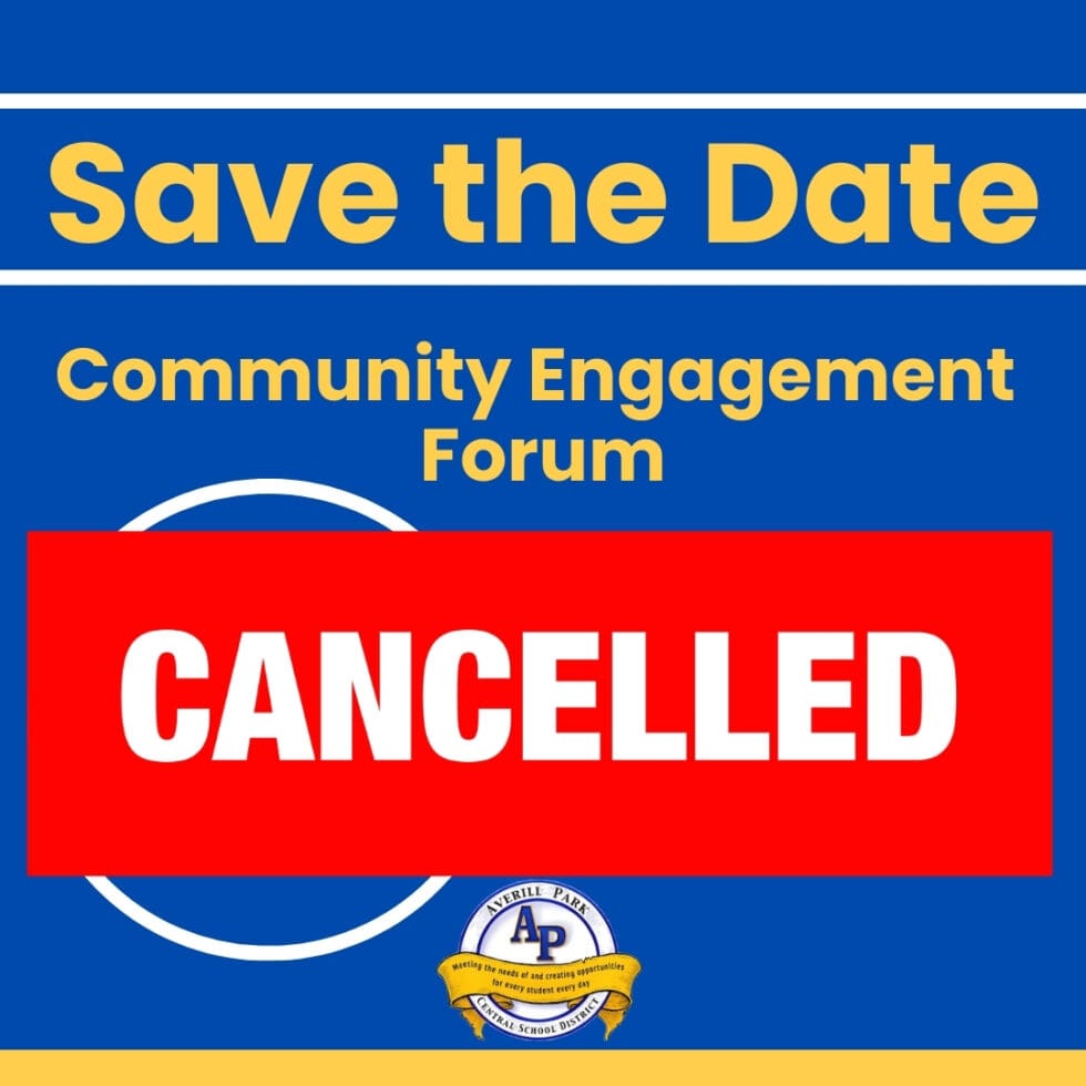 Community Engagement Forum Cancelled (Dec. 18, 2024) | Averill Park ...